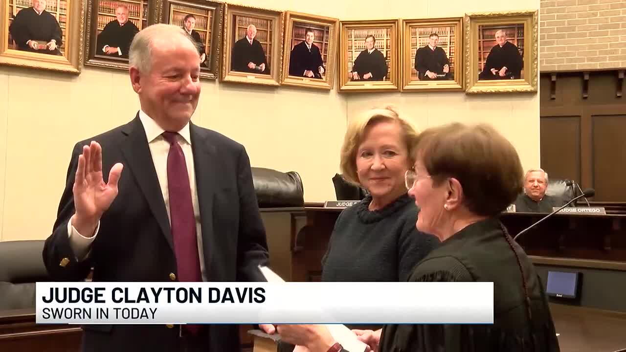 Judge Clayton Davis sworn into Court of Appeal