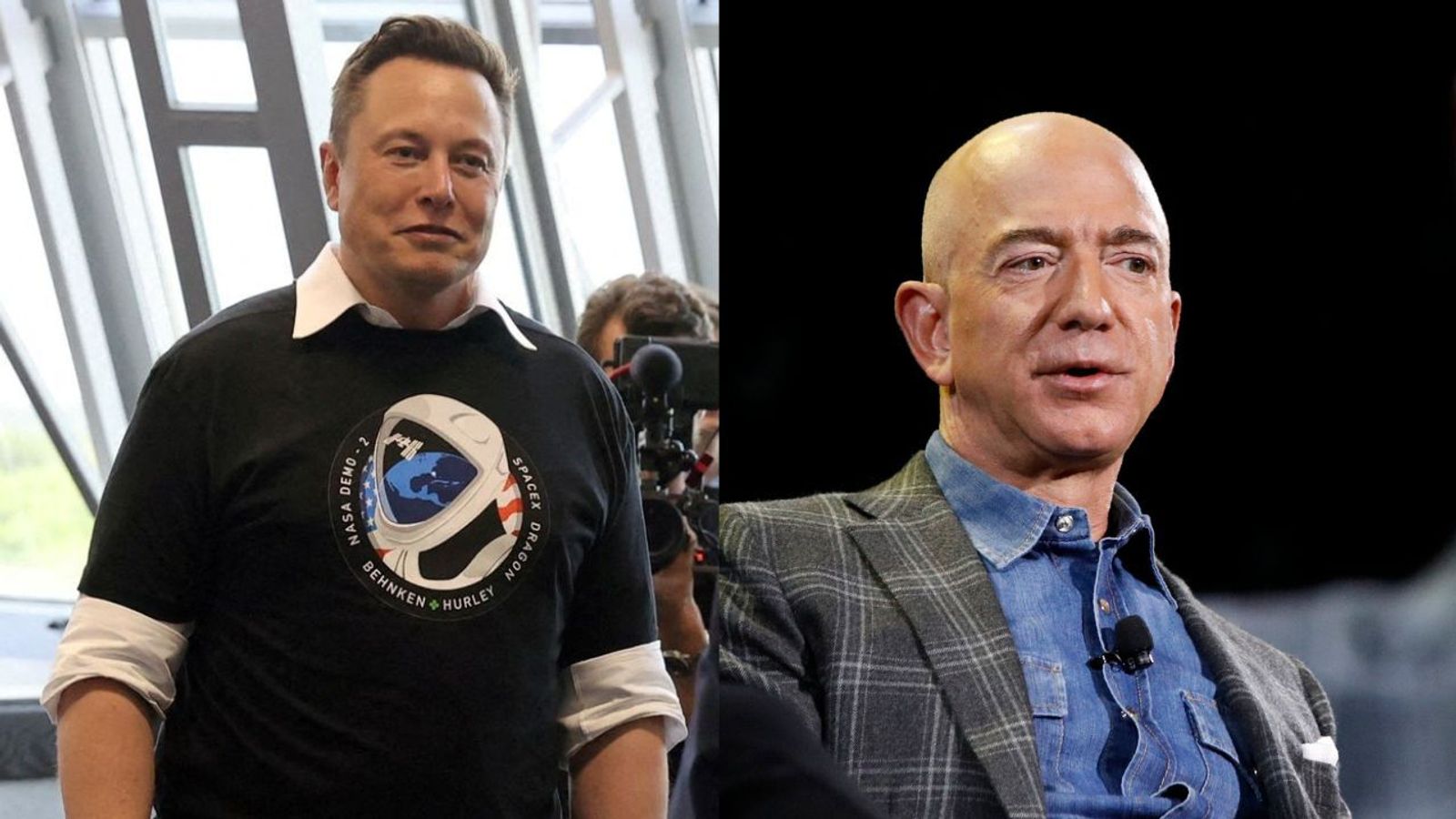 Musk and Bezos go head-to-head in space
