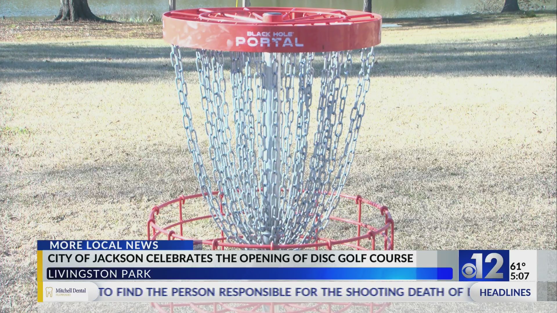 Jackson celebrates opening of disc golf course