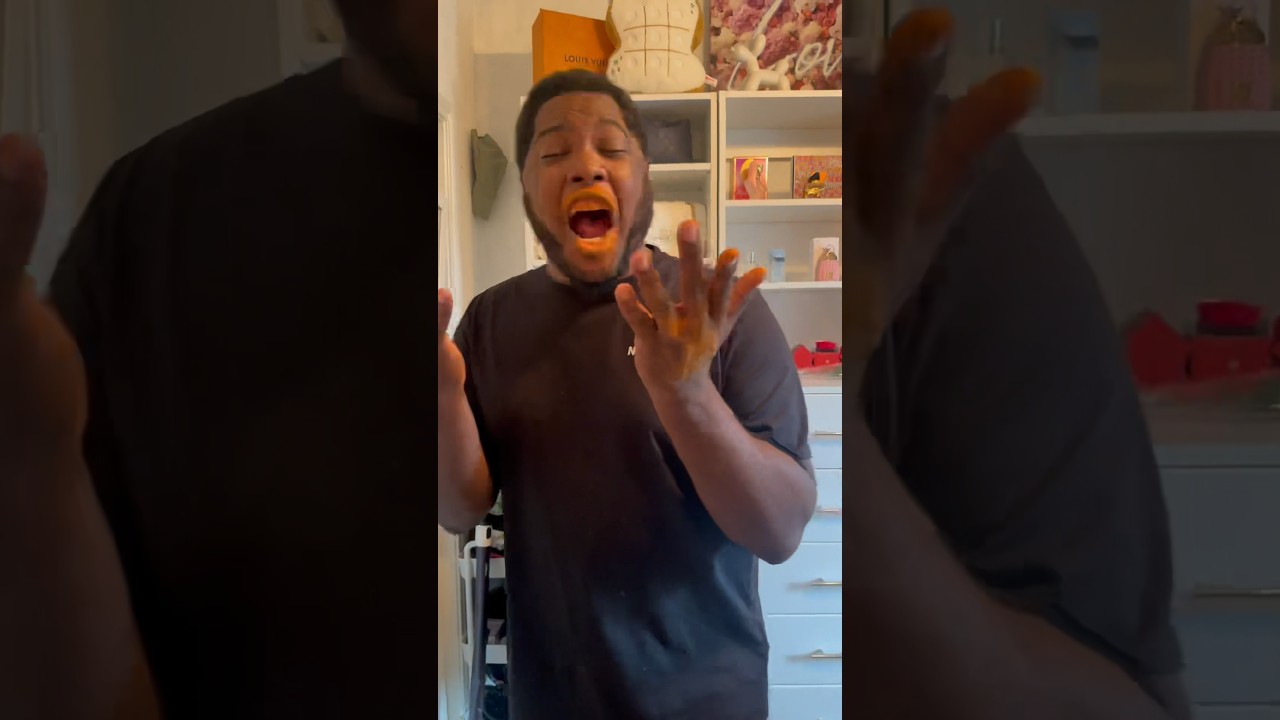 Dad Turns Orange from Takis, His Reaction Is Priceless
