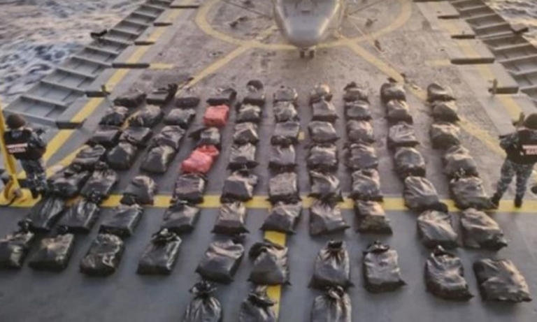 Decomisan más de dos toneladas de cocaína, tres embarcaciones y combustible en BCS