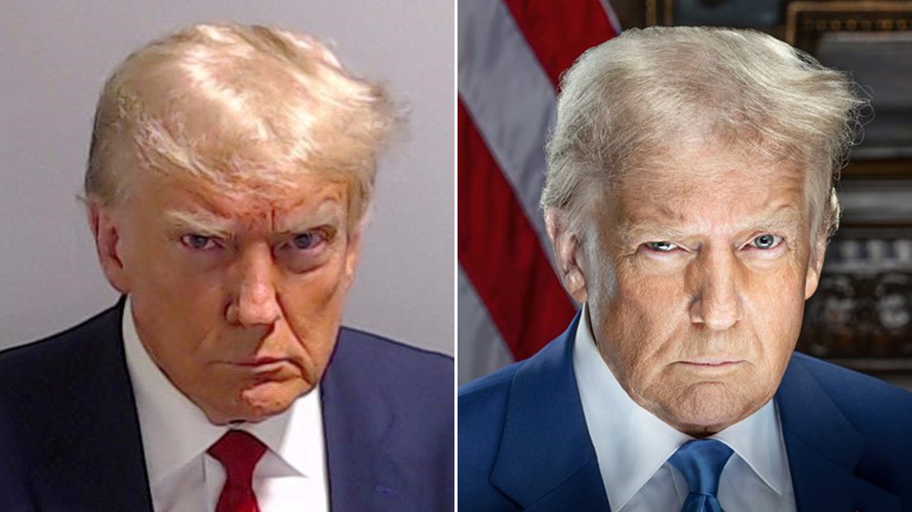 Donald Trump's new official portrait looks eerily familiar