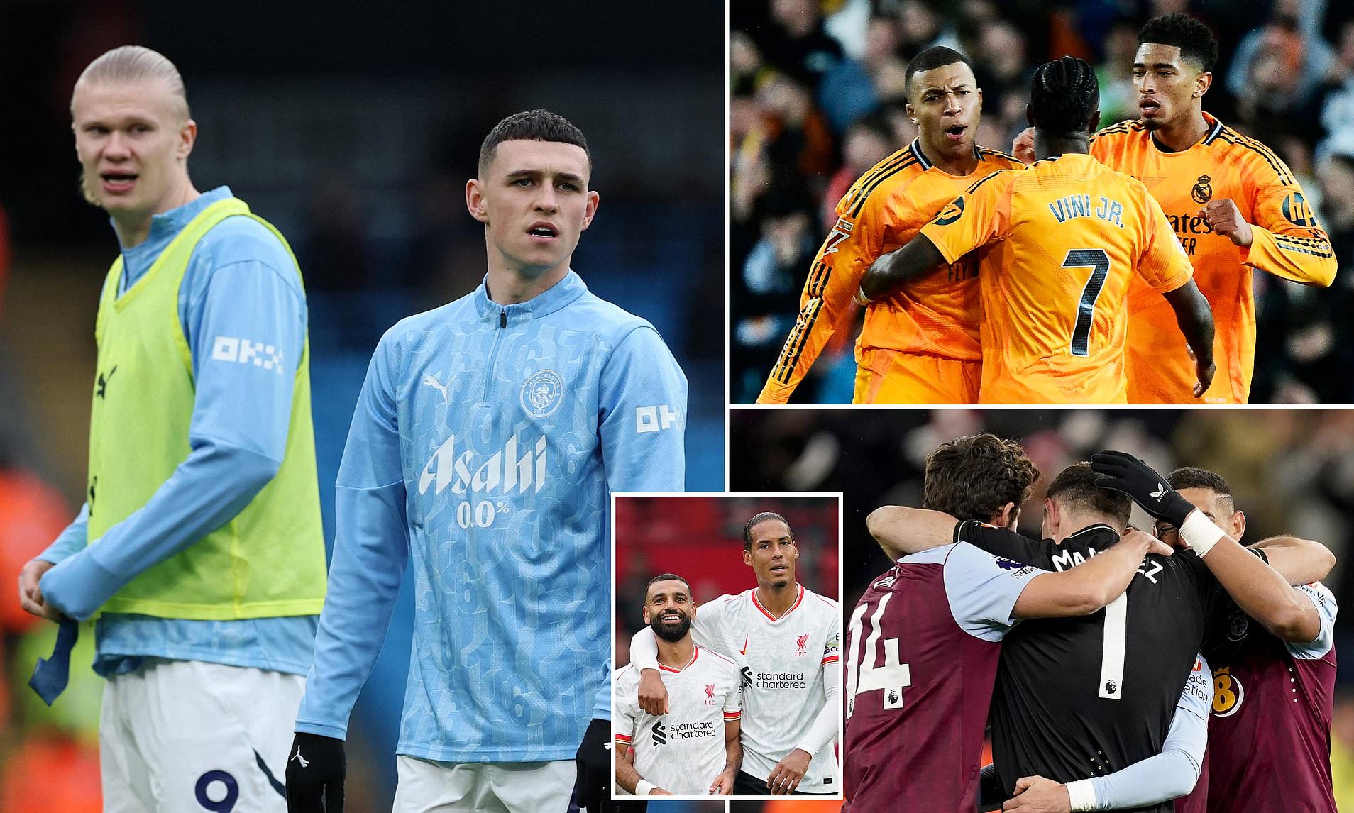 EA reveals Team of the Year, with only ONE Man City star included... as ...