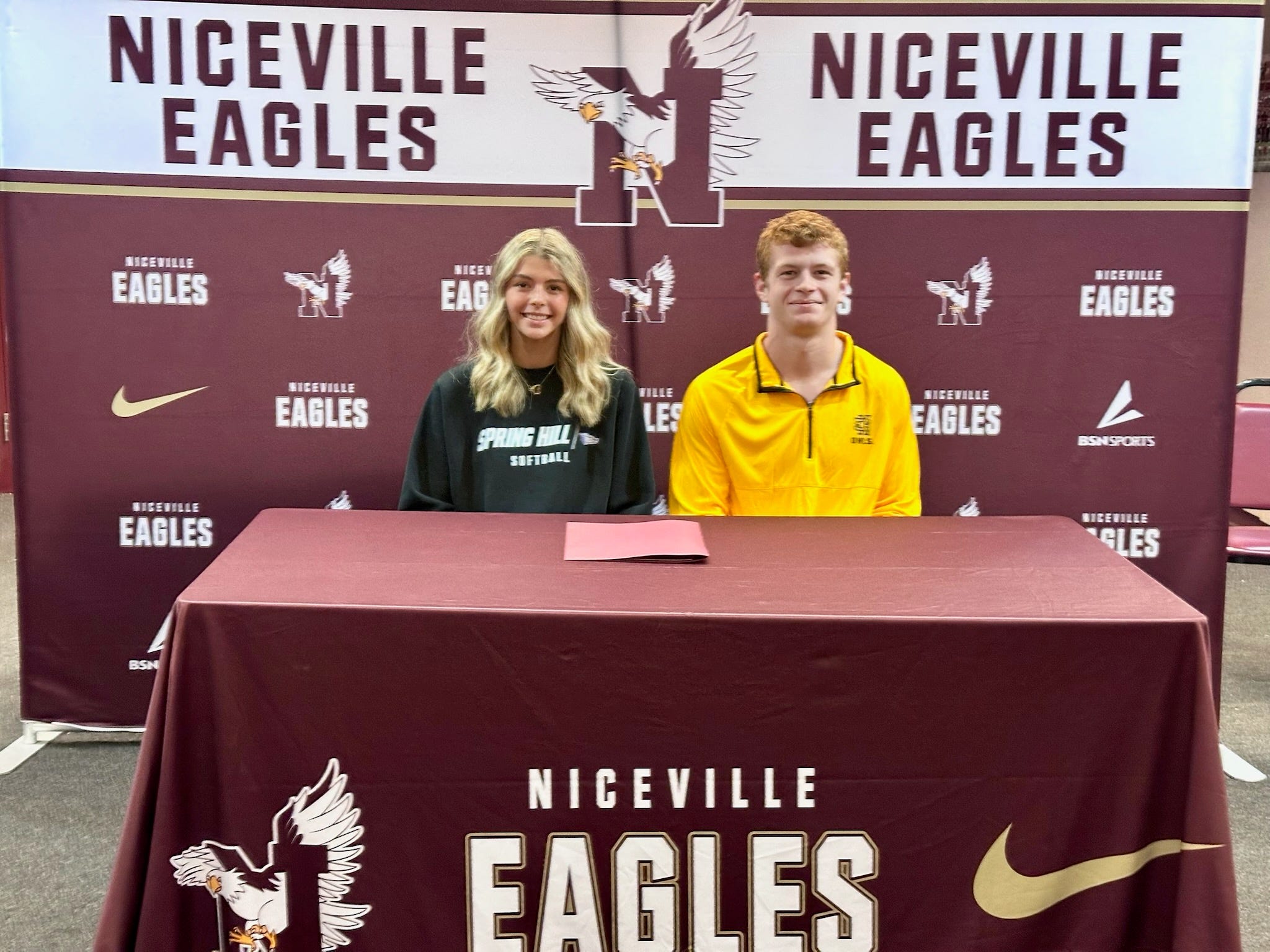 Niceville's Isbell, Sites sign with respective colleges before swan songs