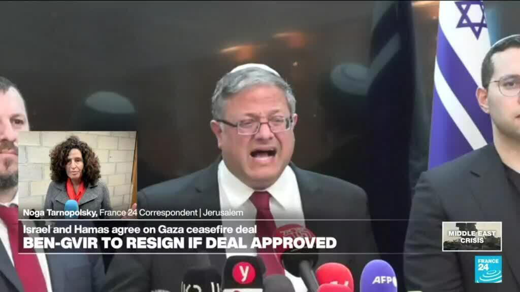 Israel far-right minister Ben Gvir says will quit cabinet if Gaza deal ... Israel far-right minister Ben Gvir says will quit cabinet if Gaza deal ...