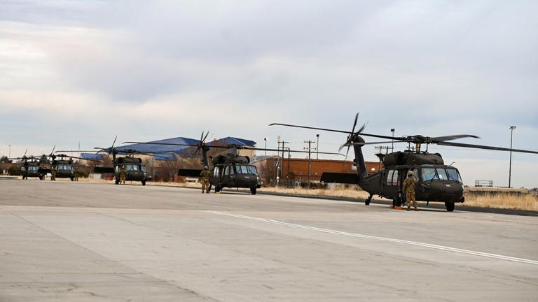 Idaho National Guard deploys Black Hawk helicopters for year-long ...