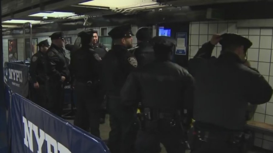 NYPD begins on board overnight subway train patrols