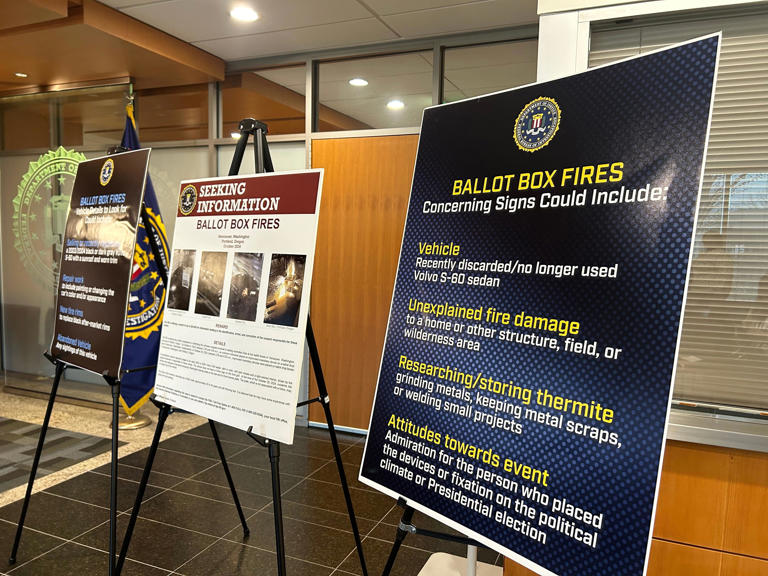 FBI says suspect used thermite in Oregon, Washington ballot box fires ...