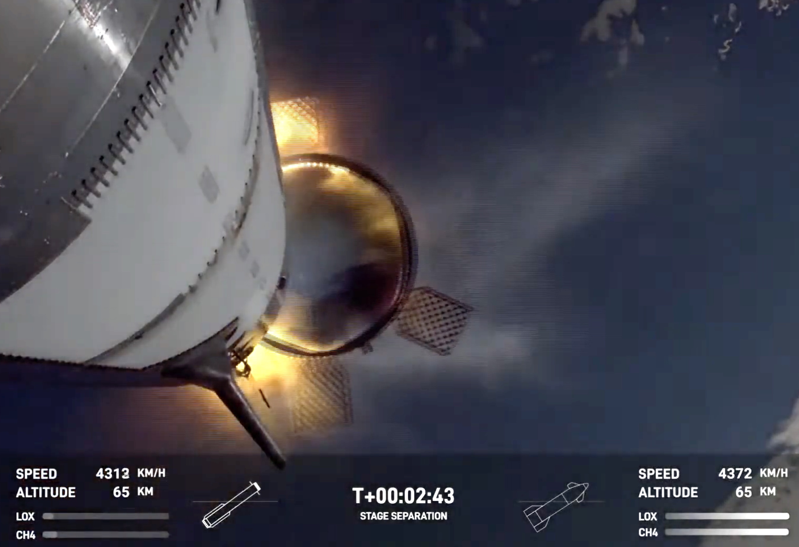 Watch SpaceX’s Starship spacecraft crash to Earth