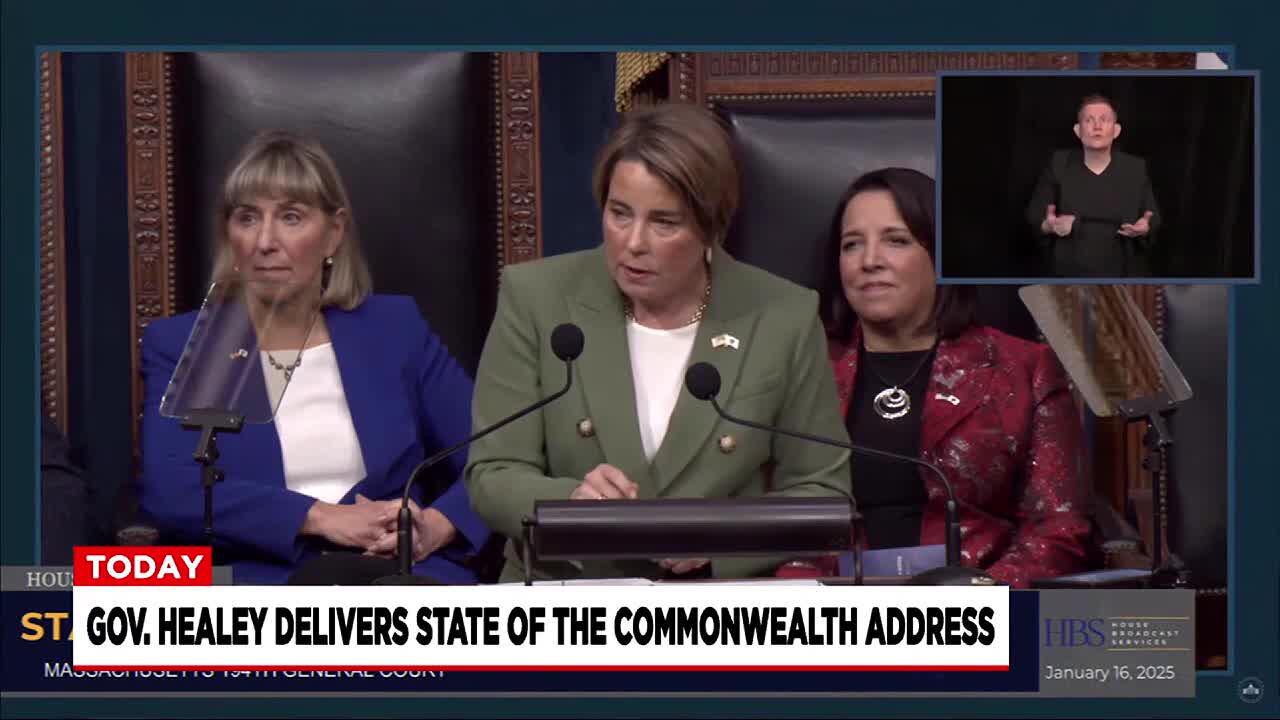 Gov. Healey delivers 2025 State of the Commonwealth address