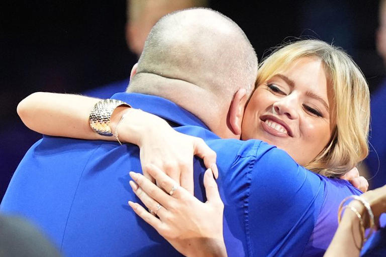 Strictly star Tasha Ghouri hugs Wynne Evans in tender moment after ...