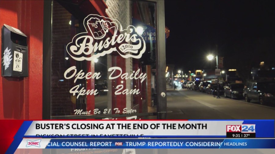 Buster’s in Fayetteville to permanently close