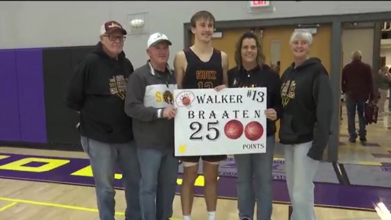 Basketball: Walker Braaten surpass 2500 points in his basketball career ...