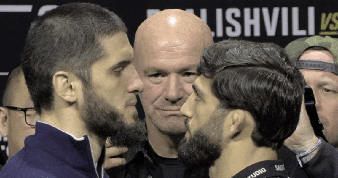 Makhachev And Tsarukyan's Intense Face-Off At Final Presser