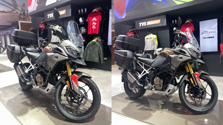 TVS Apache RTX Adventure Bike Showcased At Auto Expo 2025: Check Details