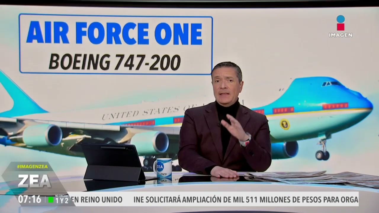 Air Force One, el avión más poderoso del mundo | Noticias con Francisco Zea