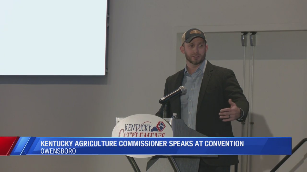 Commissioner Jonathan Shell speaks at Kentucky Junior Cattlemen's ...