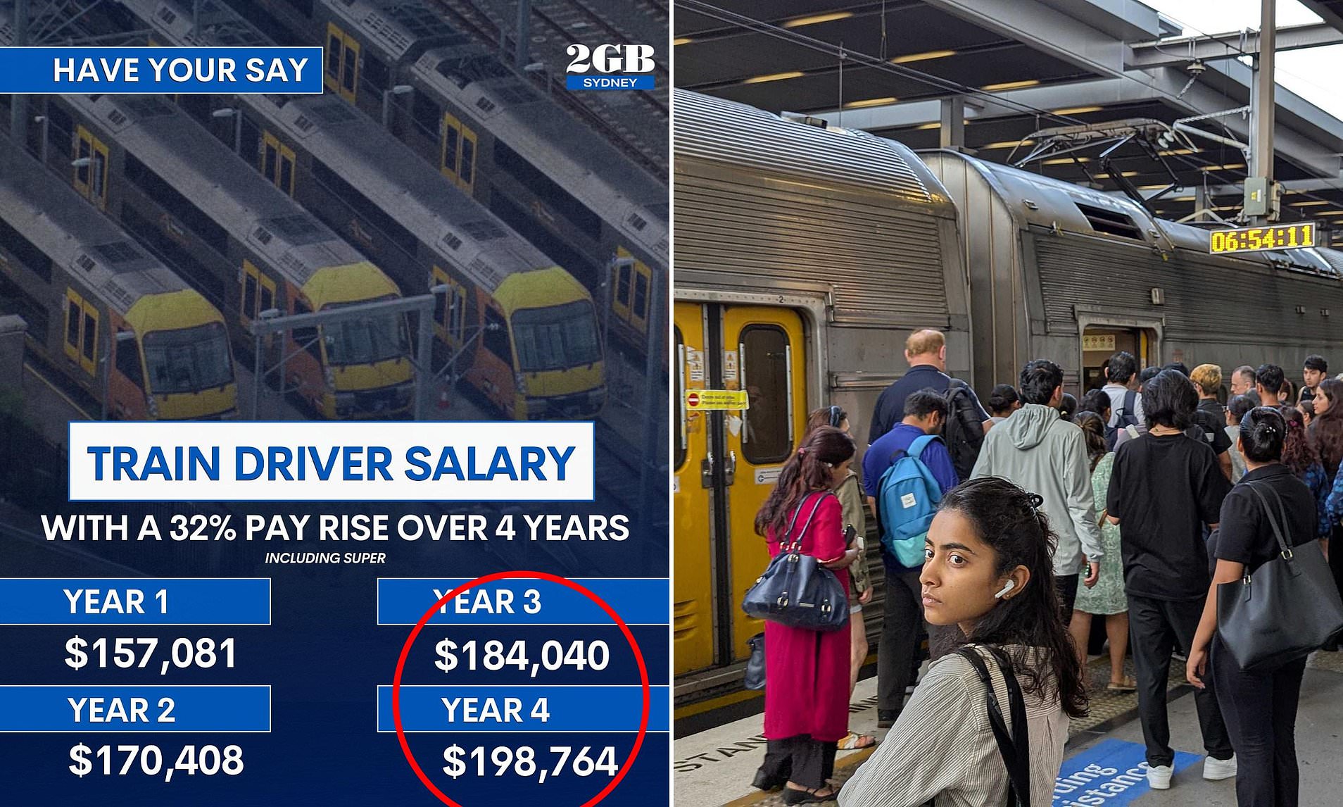 Aussies unleash over how much train drivers are set to earn