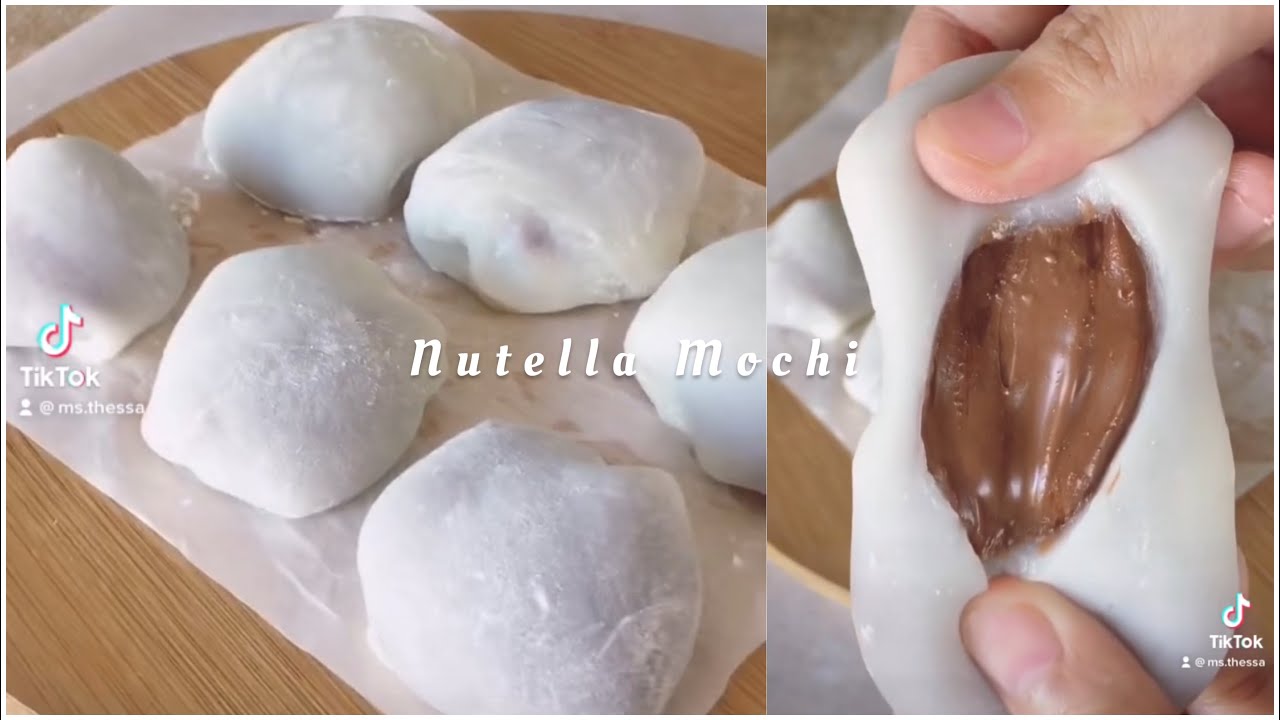 Nutella Mochi: A Heavenly Blend of Chocolate and Chewy Delight!