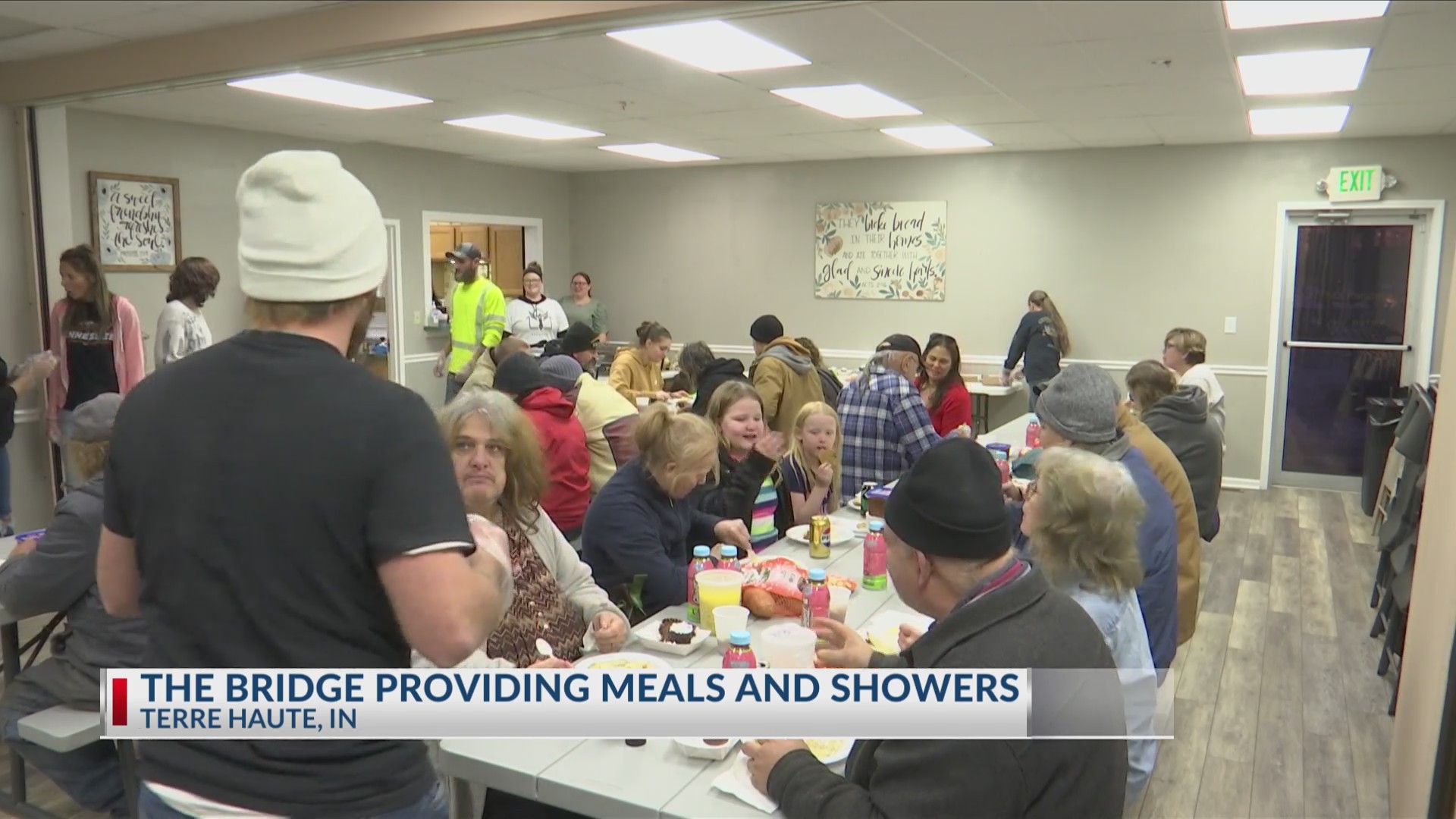 The Bridge’ Church giving residents free meals and showers