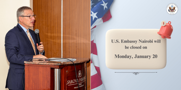 US Embassy in Nairobi to Close on Monday