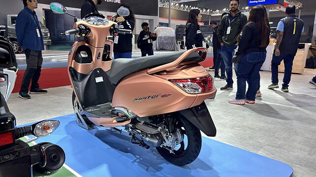 TVS Jupiter CNG showcased at Bharat Mobility Expo 2025