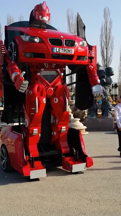 Car Transforms into Robot