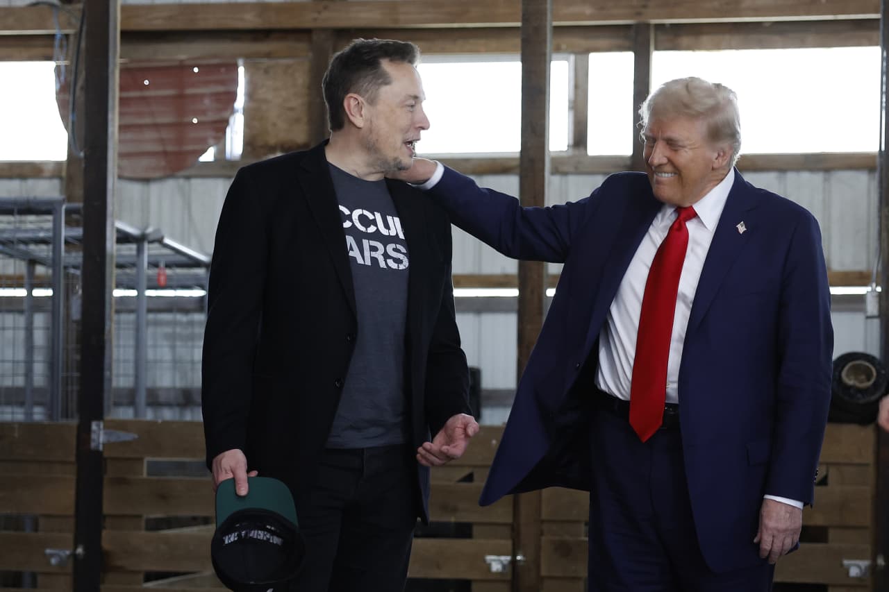 Tesla Stock Rises After Musk and Trump Talk Conflicts of Interest in ...