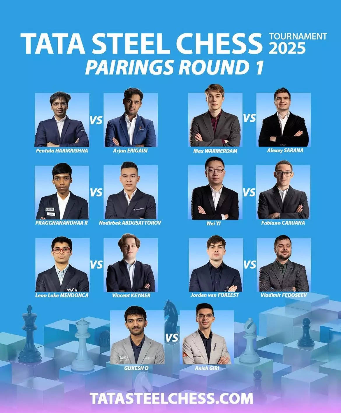 Tata Steel Chess Tournament 2025: D Gukesh to return to board with ...