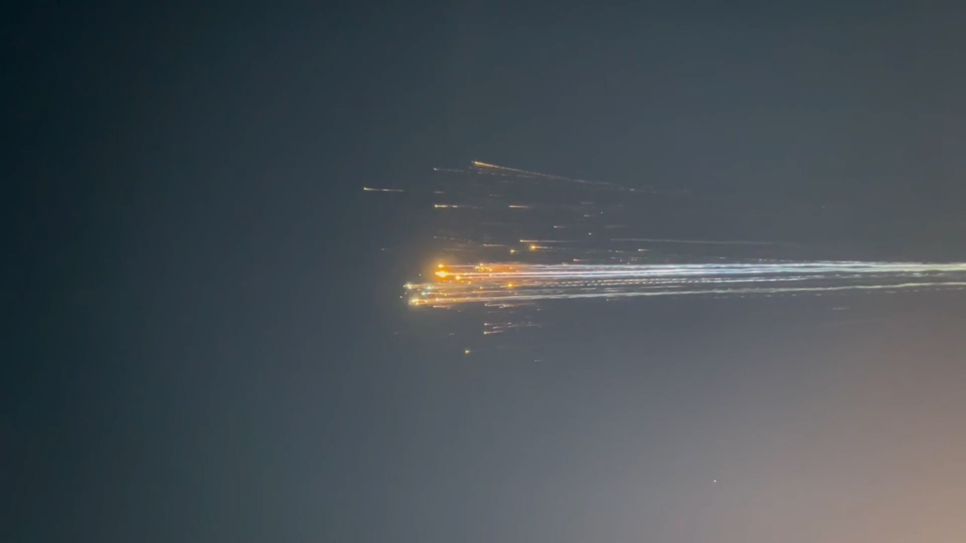 SpaceX debris streaks across sky after Starship explodes in flight test