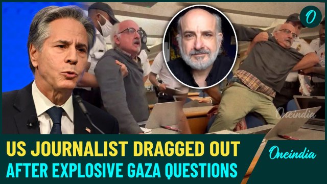 Journalist Sam Husseini removed from Blinken's presser for questioning ...
