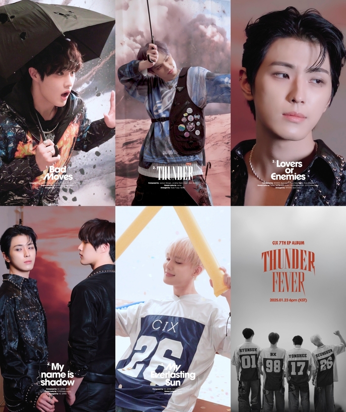 CIX, 7th EP ‘THUNDER FEVER’ 앨범 프리뷰 공개