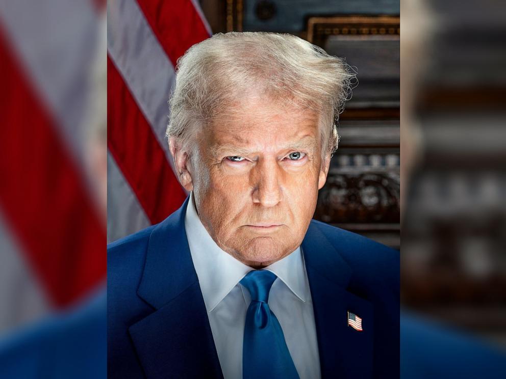 'They go hard': Trump and Vance release official portraits