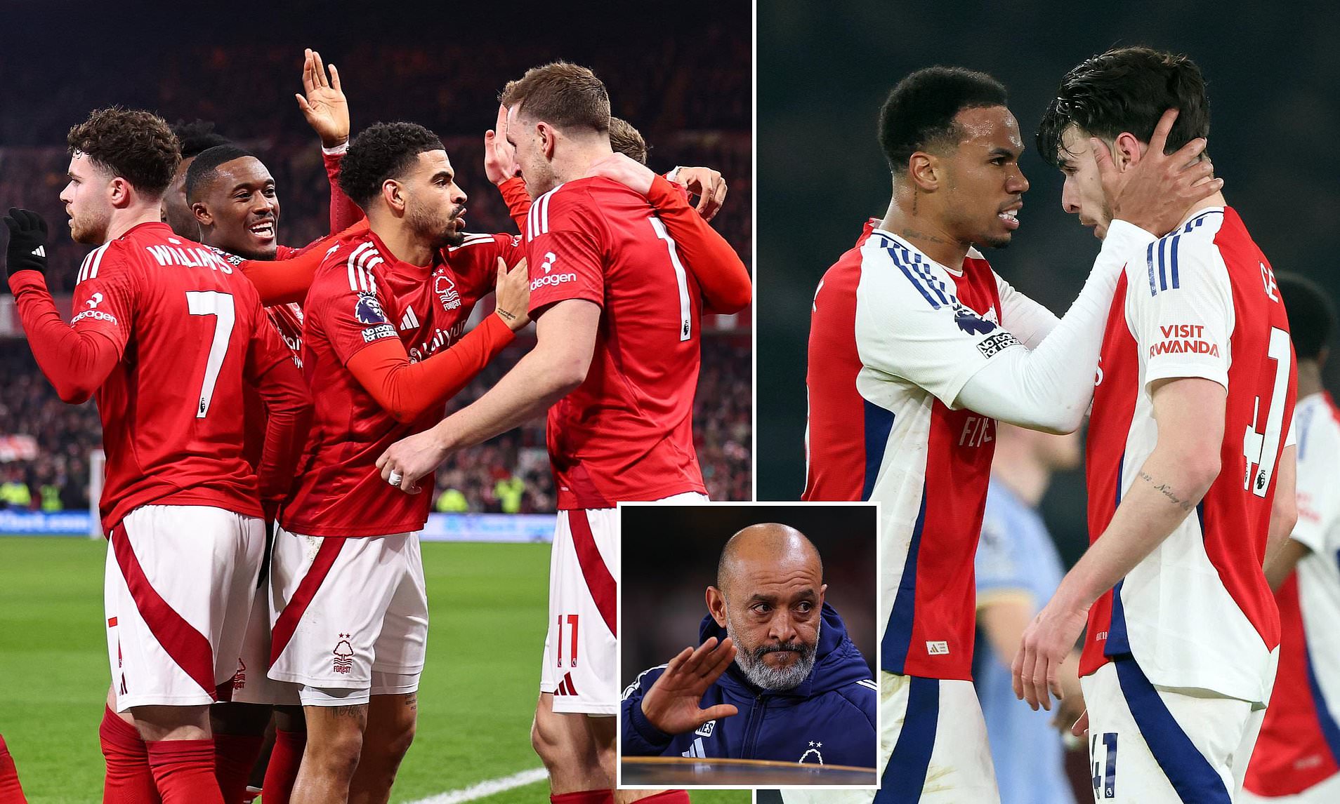 Nottingham Forest showdown with Arsenal next month is set to be moved ...