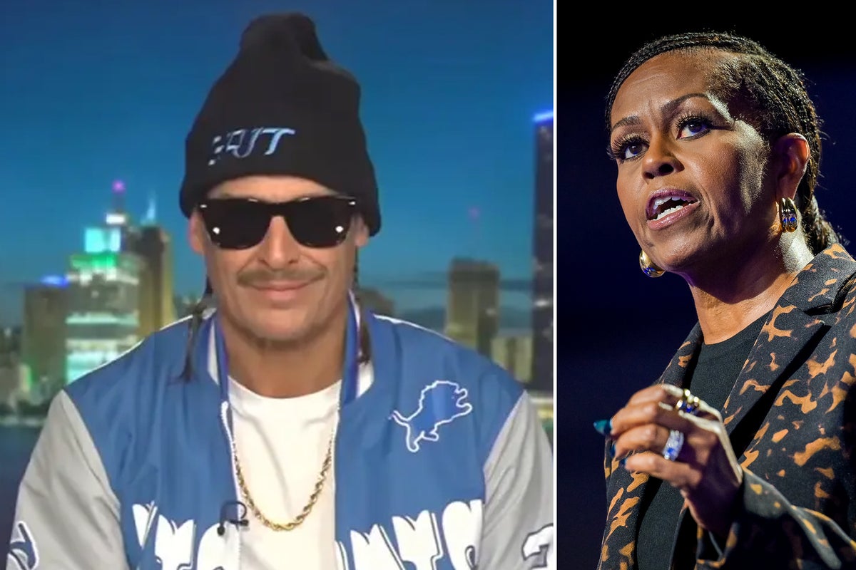 ‘She seems a little angry:’ Kid Rock blasts Michelle Obama as it ...