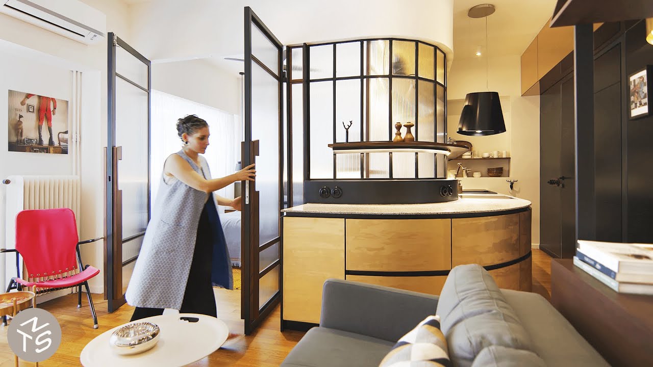 Retro Chic Athens Small Apartment 48sqm/516sqft