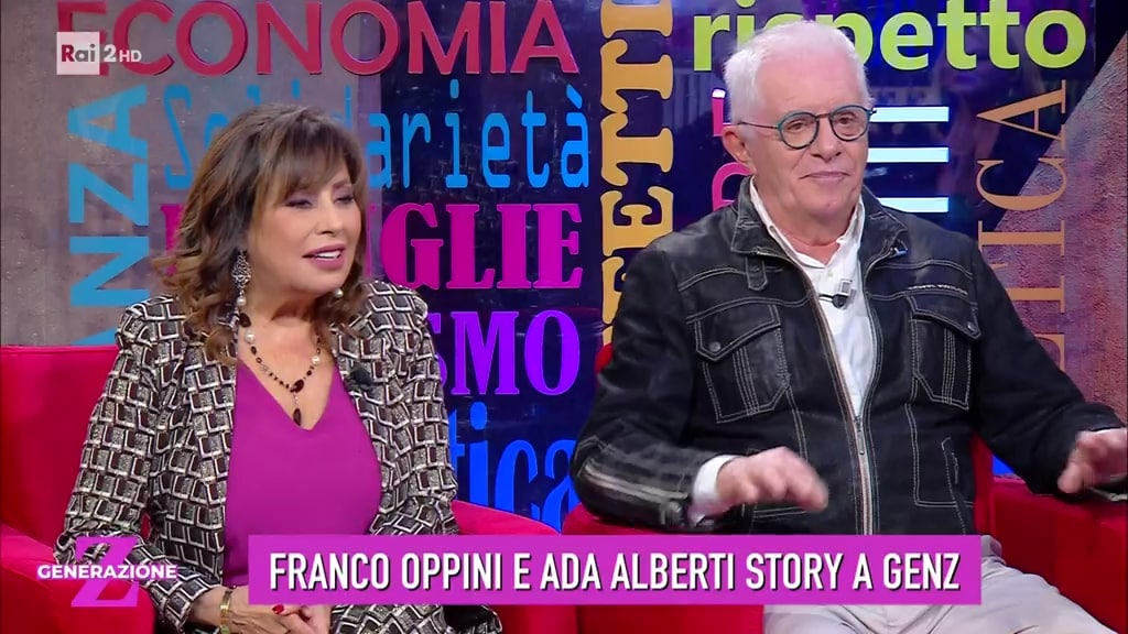La storia d'amore tra Franco Oppini e Ada Alberti - Generazione Z 16/01 ...