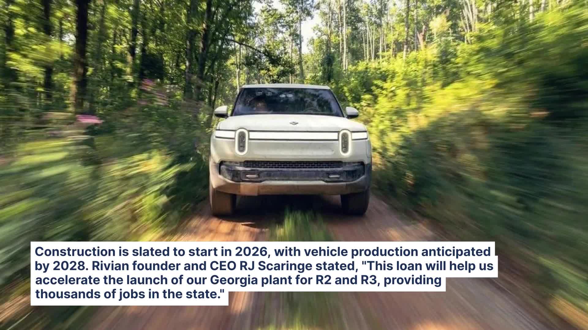 Rivian Shares Surge Over 4% In Friday Pre-Market Following $6.6 Billion DOE Loan Agreement