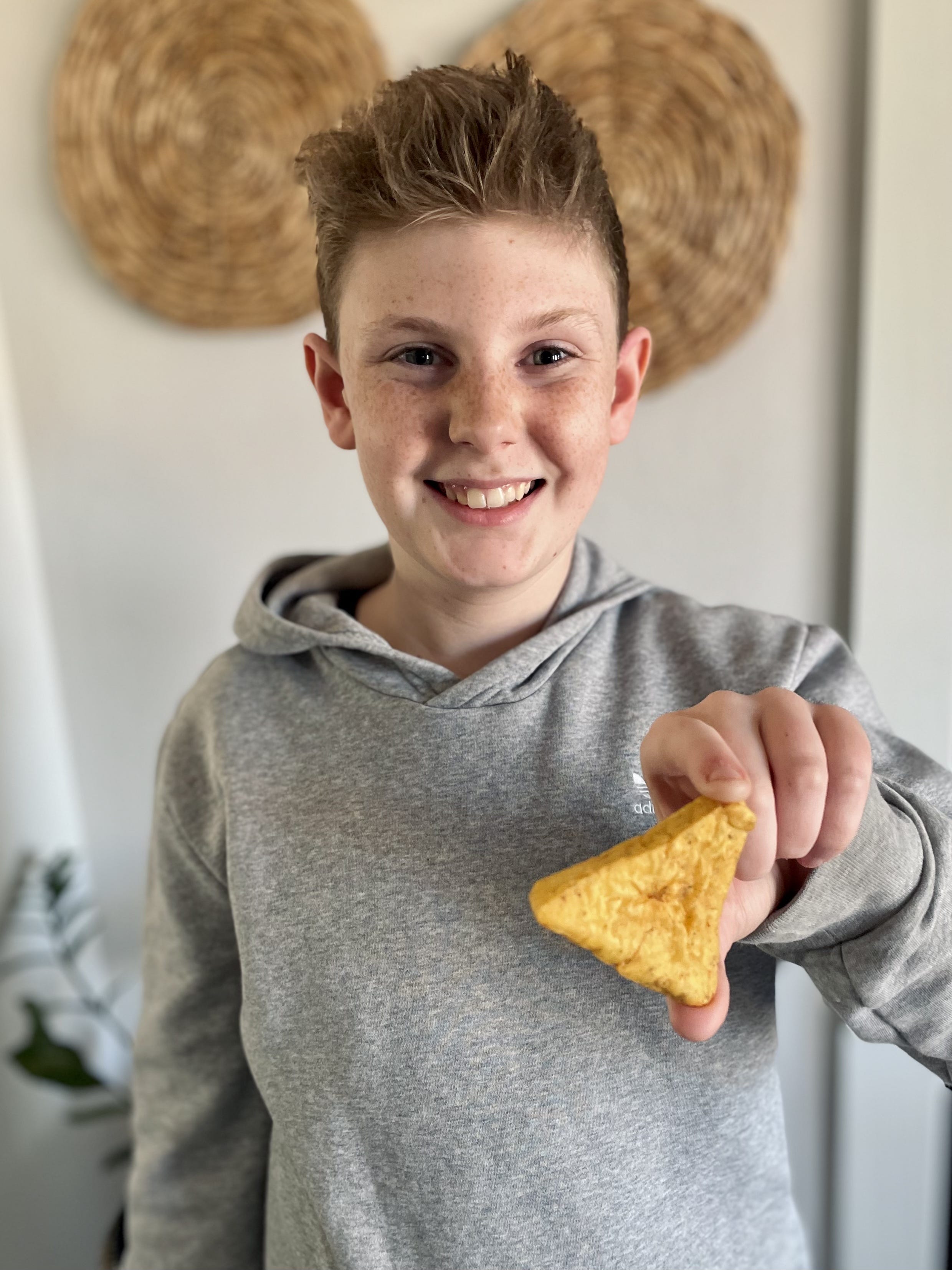 Oklahoma boy finds unique, 'super rizzy' Dorito. Could it be worth ...