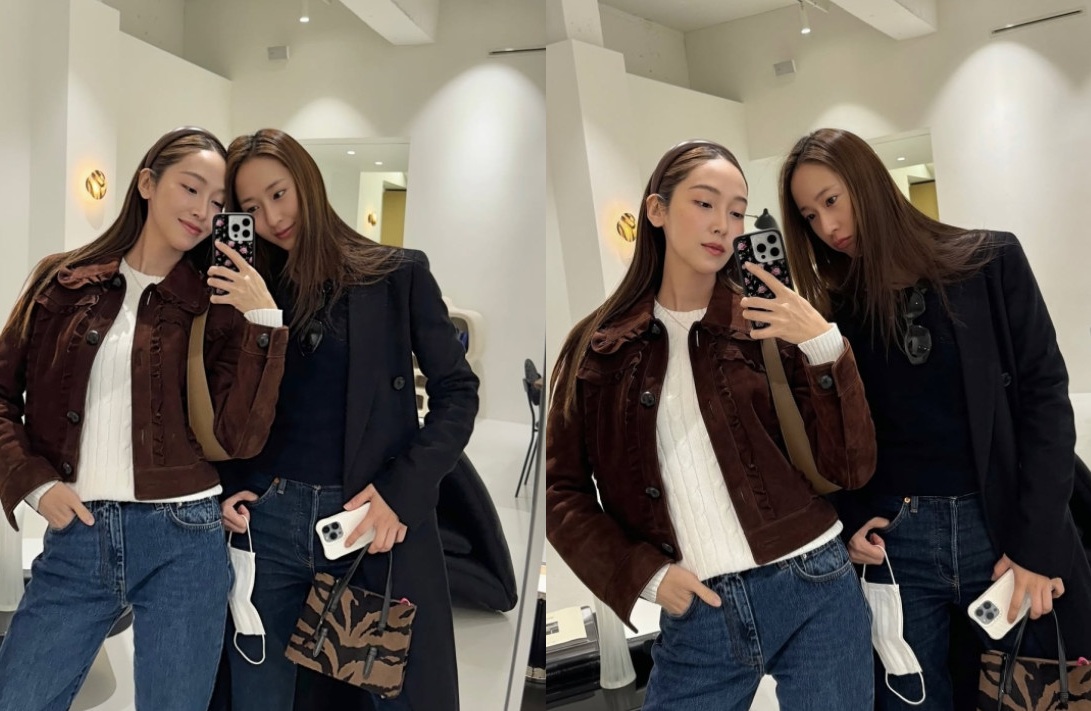 제시카(89년)X크리스탈(94년), 미소까지 닮았네...냉미녀 DNA 뽐낸 정자매