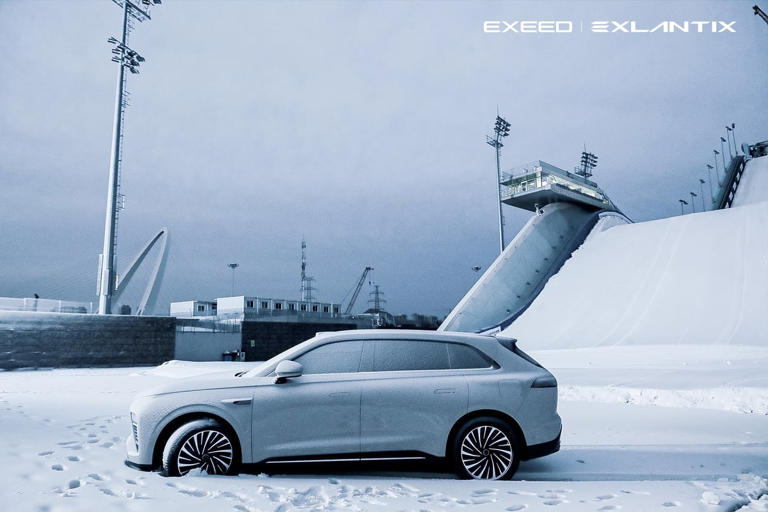 EXEED ET REEV 4WD conquers 37.82° snow slope challenge; shatters Audi's ...