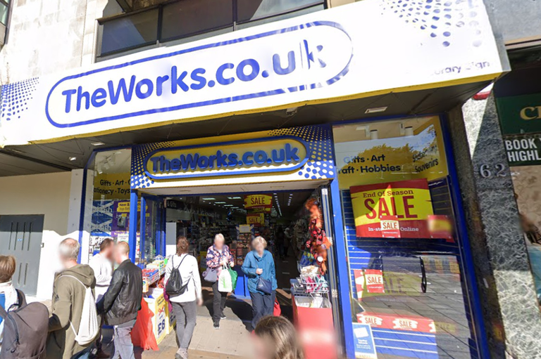 Edinburgh Princes Street The Works closing and moving to empty ...