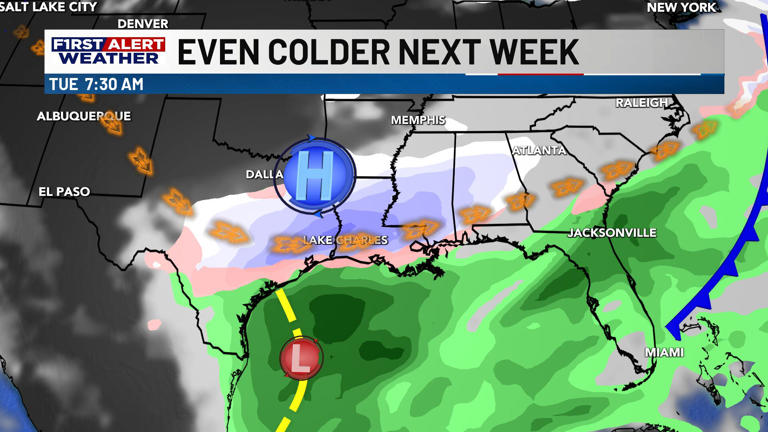 First Alert Forecast: Rain possible today with warmer temps; cold with ...