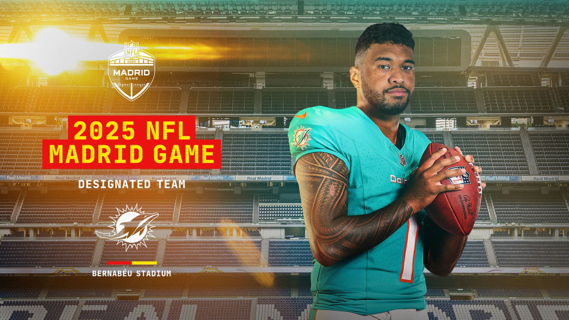 Miami Dolphins announced as the designated home team for first-ever NFL ...