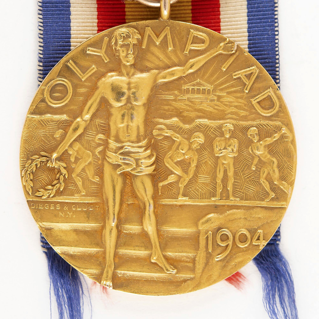 A rare gold medal from the 1904 St. Louis Olympics sells for $545,371 ...