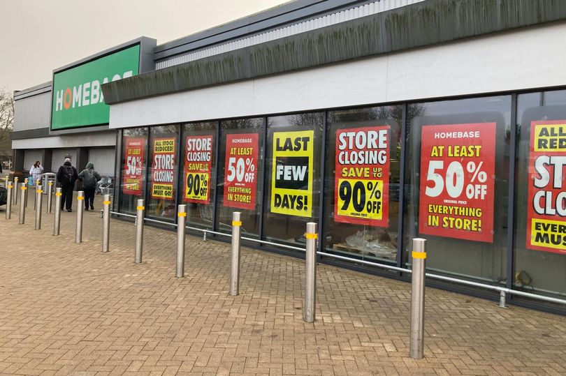 Homebase in Derby holds huge closing down sale