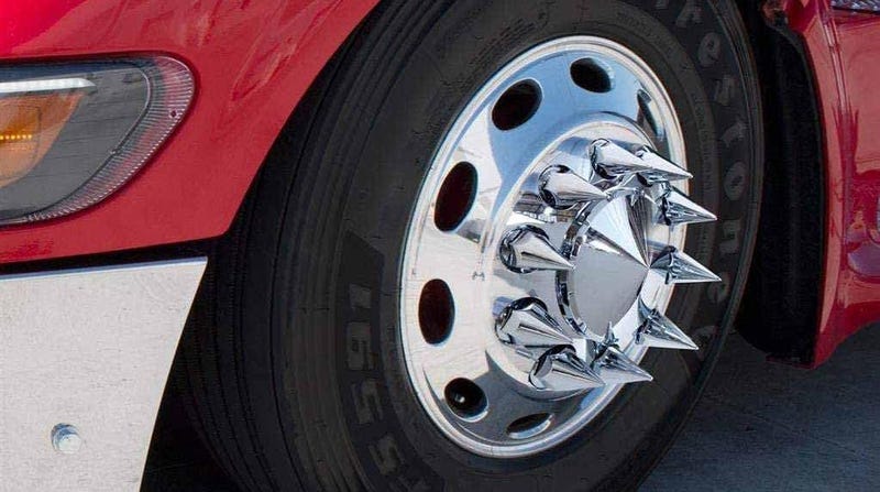 What Those Spikes On Semi-Truck Wheels Actually Do