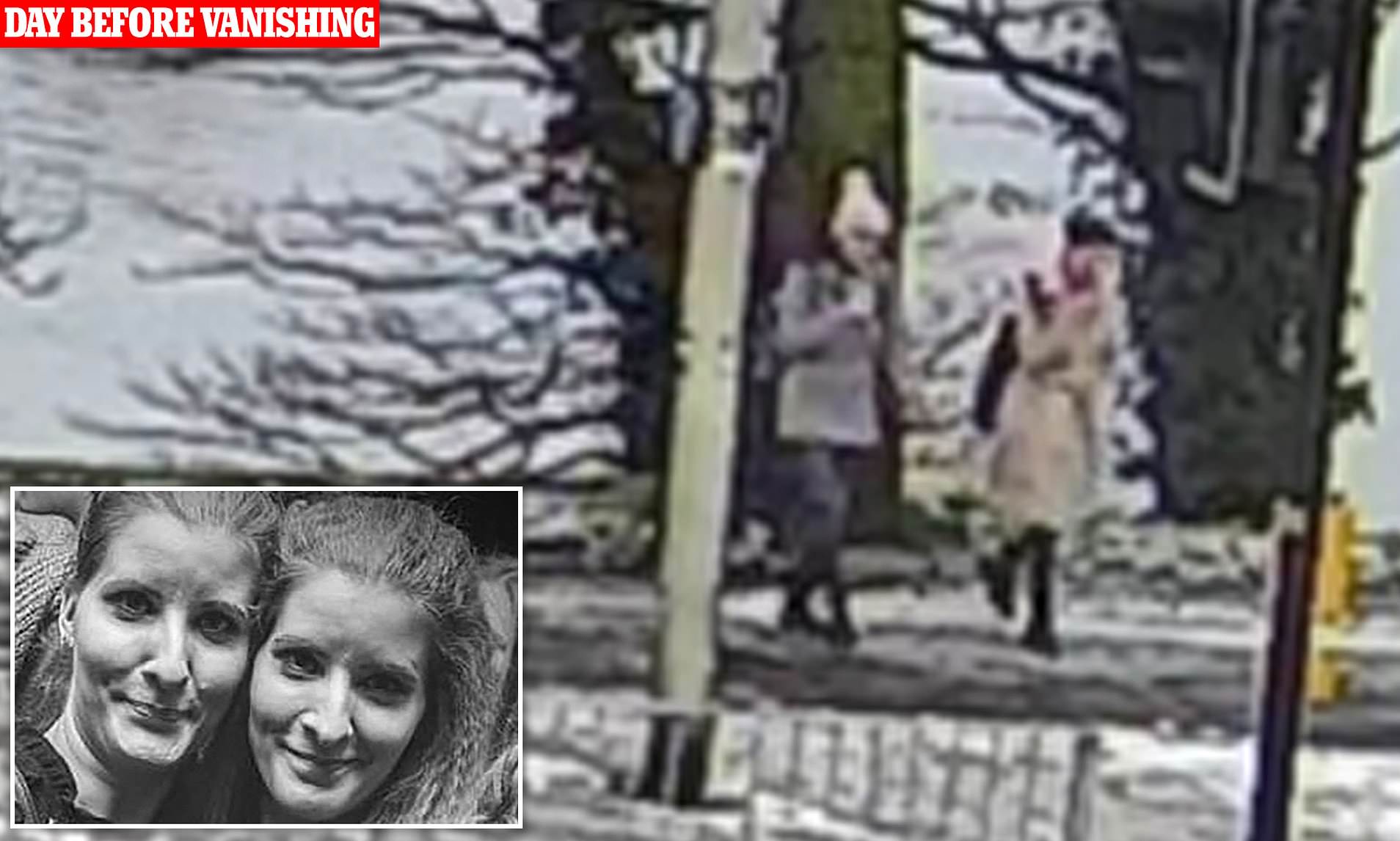 Missing sisters filmed at the bridge they vanished from hours later