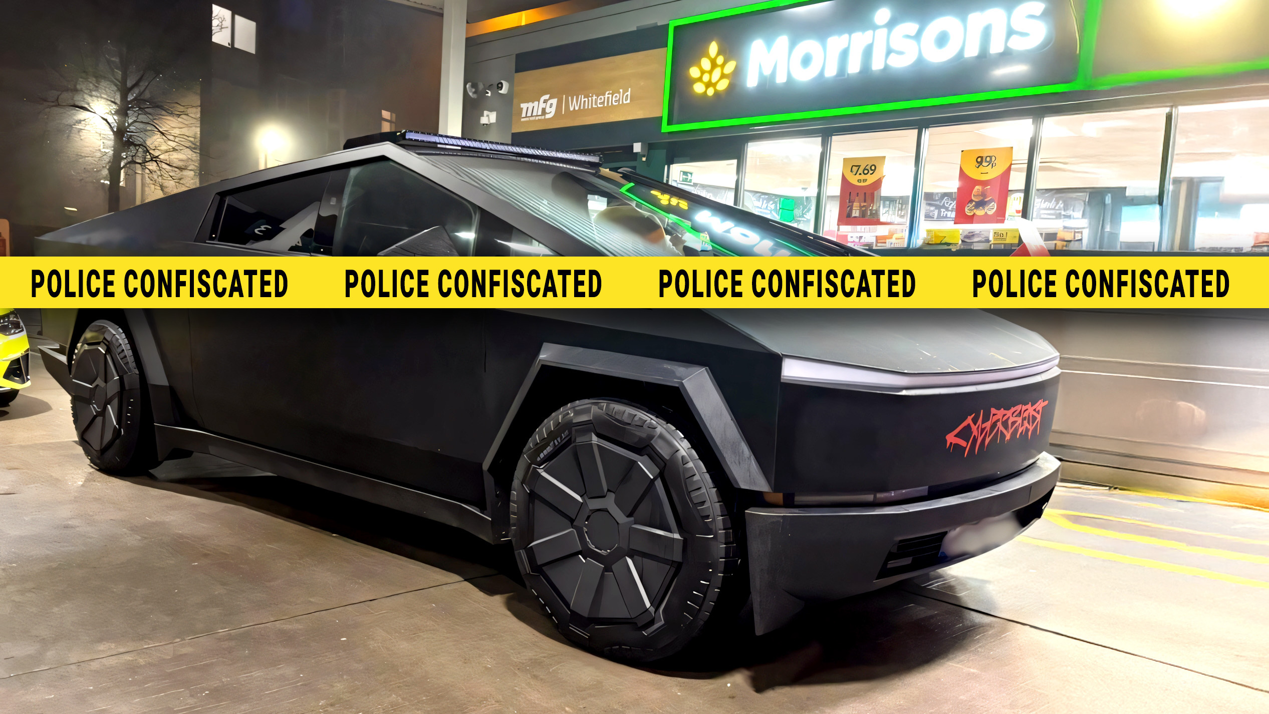 UK Police Seize A Cybertruck That Shouldn’t Be There