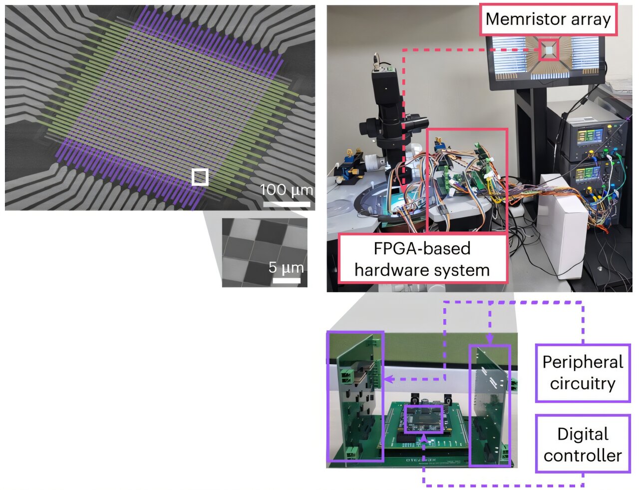 Ultra-small neuromorphic chip learns and corrects errors autonomously